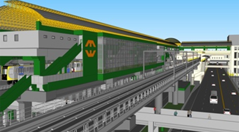 Common Station Alternative Design (Integrated LRT1 and MRT3 Station at ...
